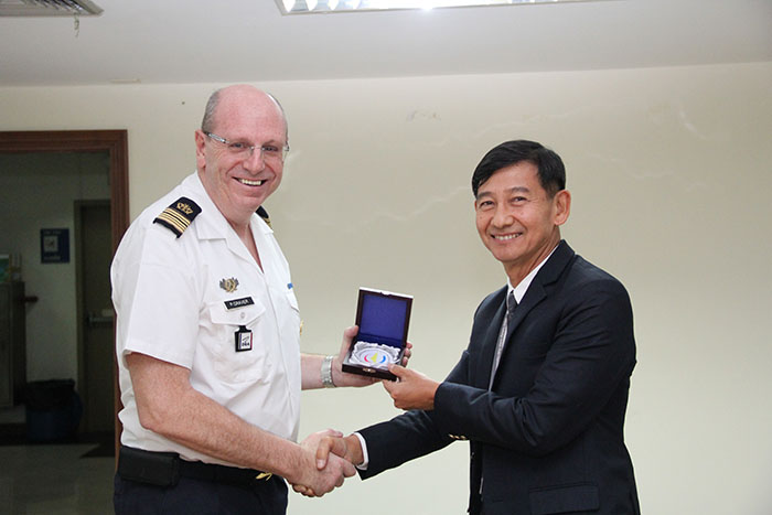 สทป. ต้อนรับ French Defence Attaché